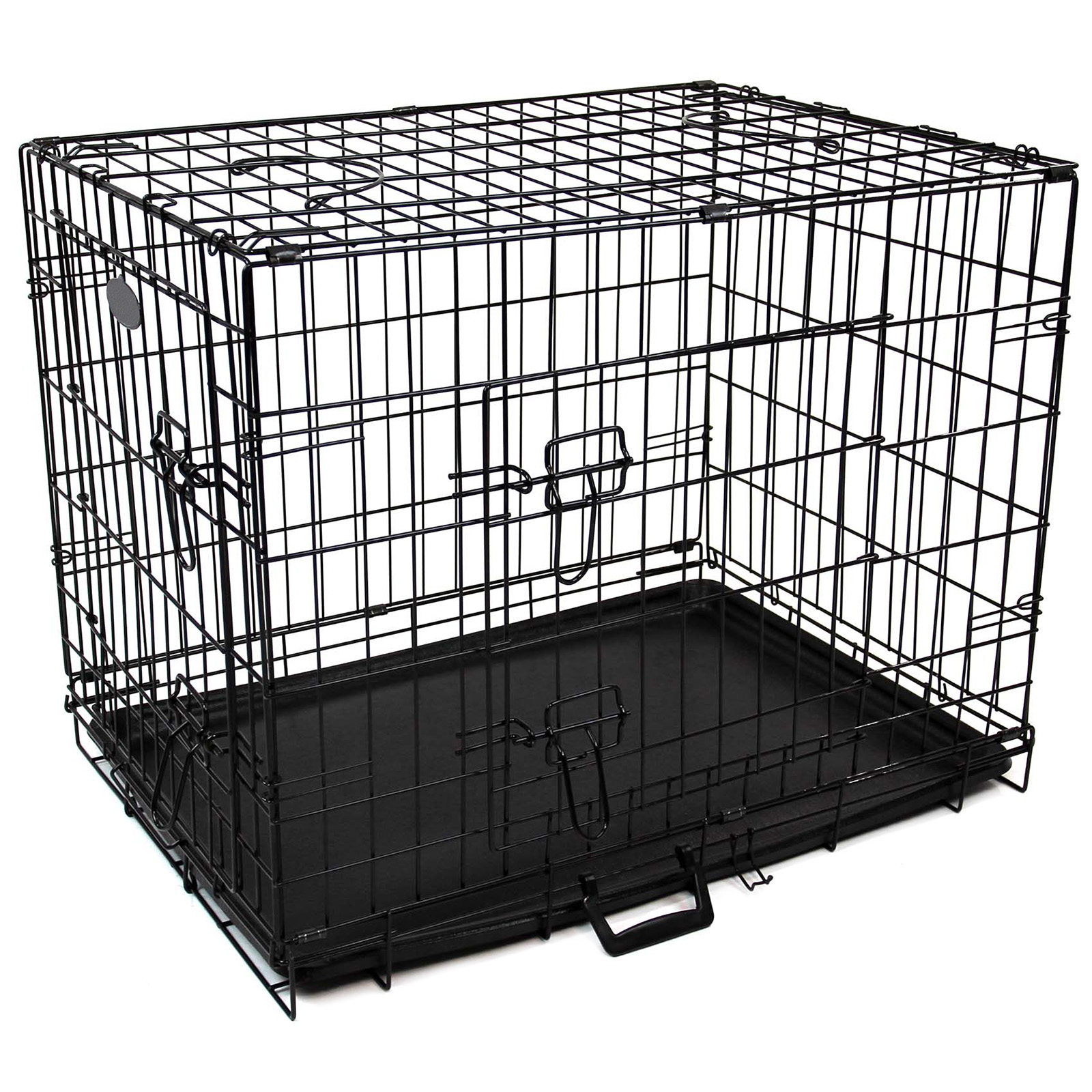 30in Black Metal Dog Cage FED 21048 - Welcome to Actiaspet