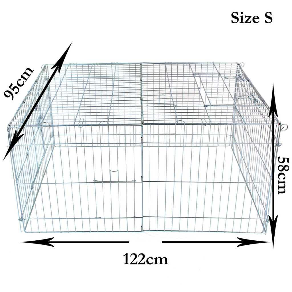 Metal Run for Rabbit or Guinea Pig with Roof - Welcome to Actiaspet
