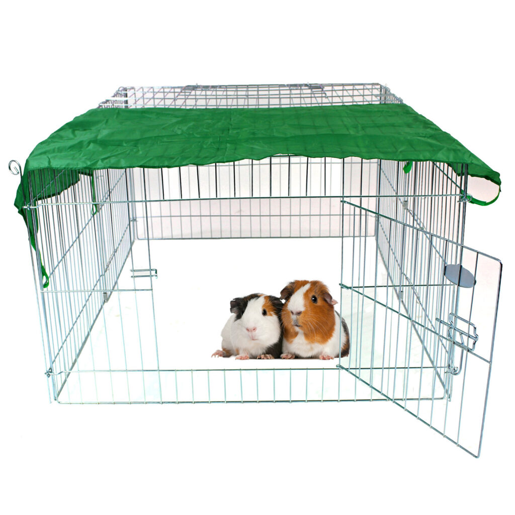 Metal Run for Rabbit or Guinea Pig with Roof - Welcome to Actiaspet