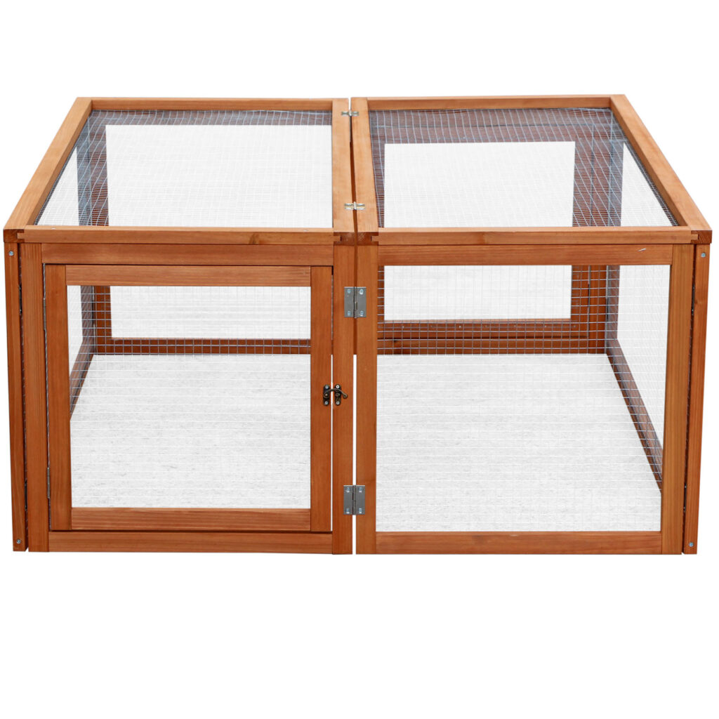 Wooden Pet Run With Roof - Welcome to Actiaspet
