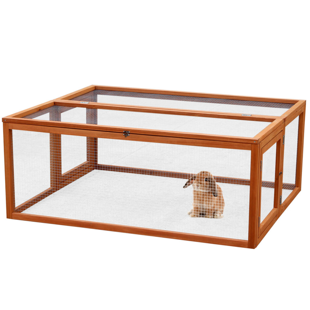 Wooden Pet Run With Roof - Welcome to Actiaspet