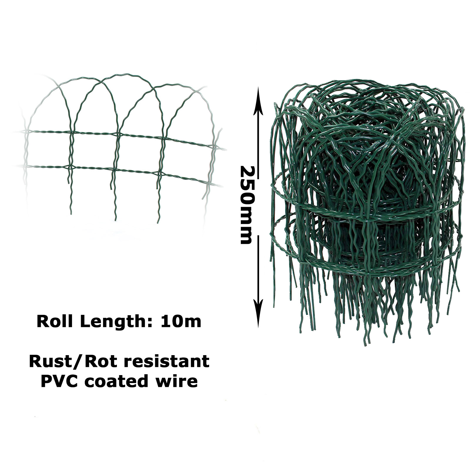 PVC Lawn Border Fencing 250mm 21711 - Welcome to Actiaspet