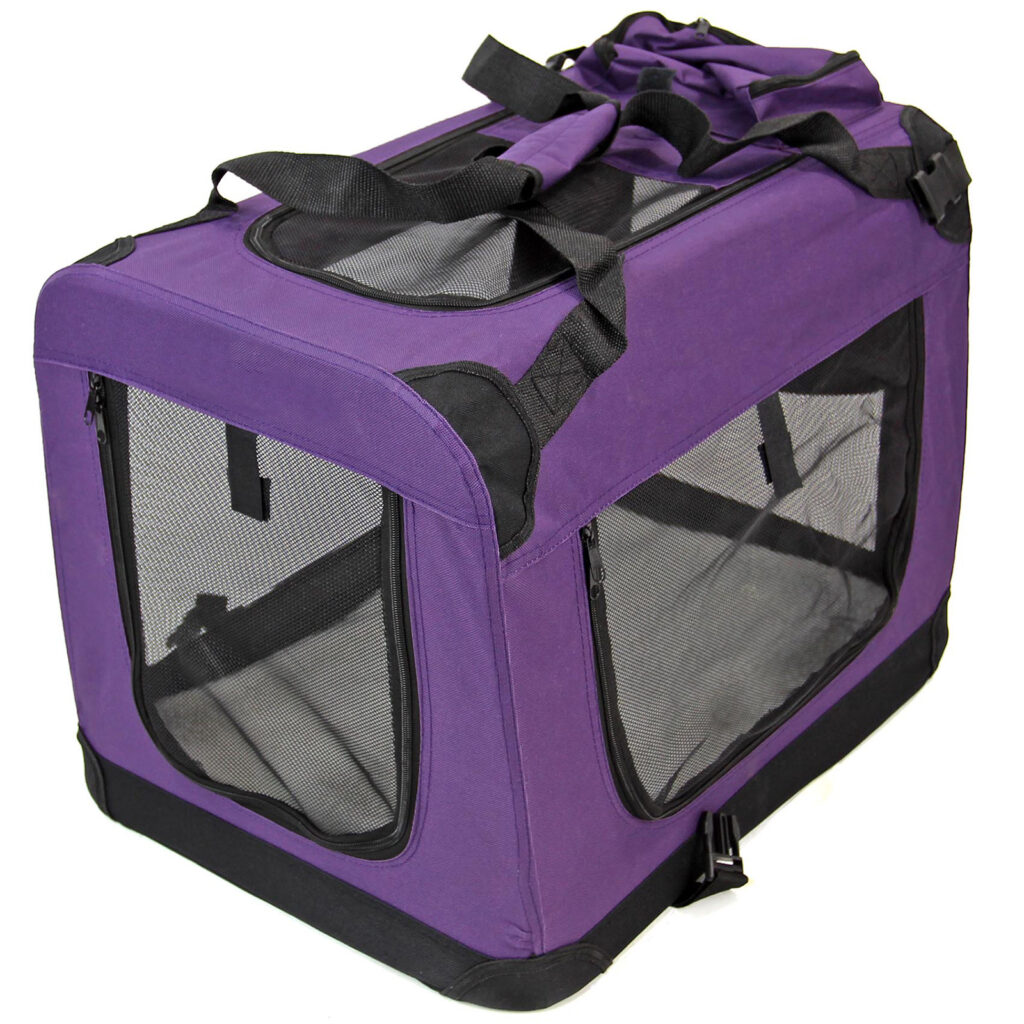 Foldable Pet Carrier Purple - Welcome to Actiaspet
