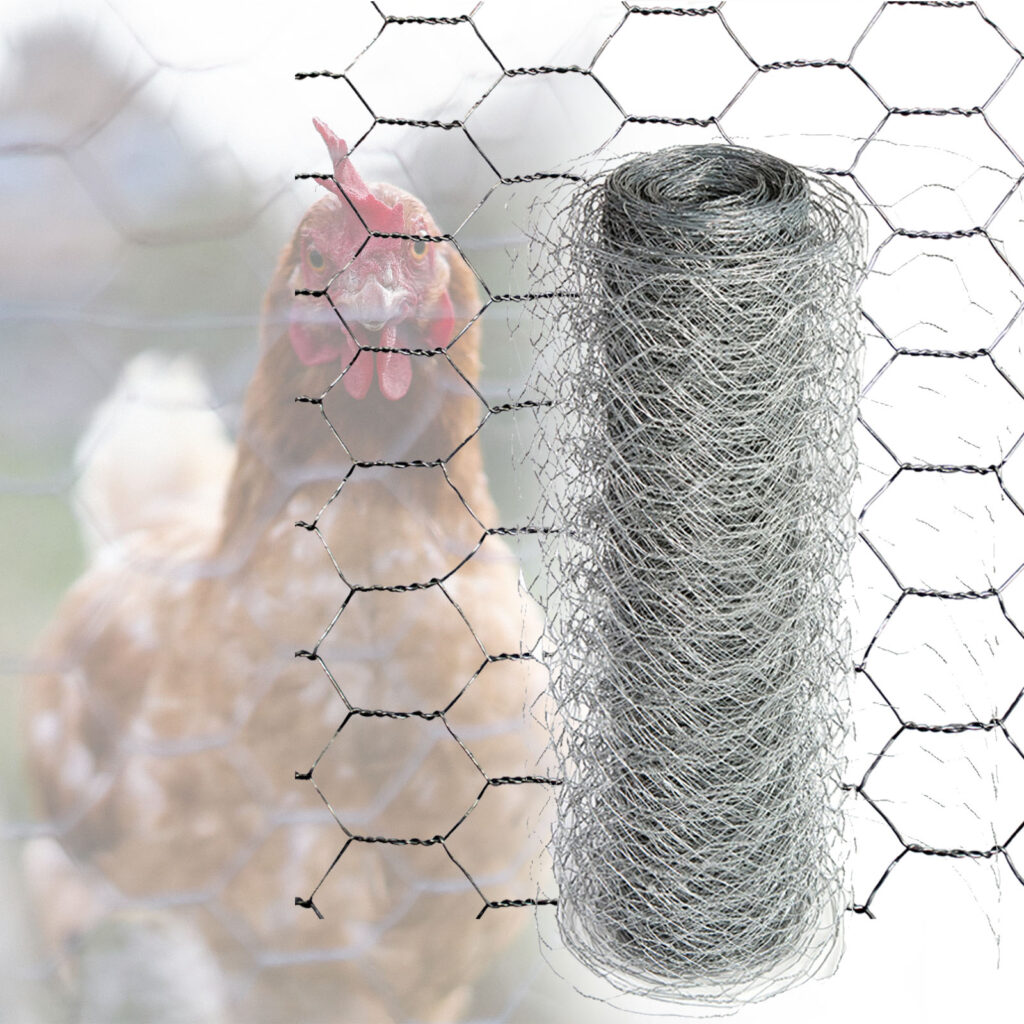 Metal Chicken Wire 50mm hole x 50m Long - Welcome to Actiaspet